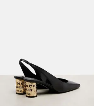 Givenchy Tape 65 Leather Slingback Pumps