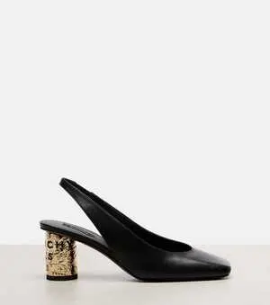 Givenchy Tape 65 Leather Slingback Pumps