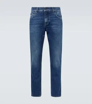 Dolce & Gabbana Faded Straight Jeans