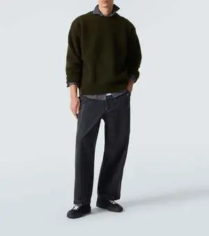 A.PRESSE Cashmere-blend Crewneck Sweater