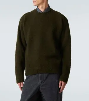 A.PRESSE Cashmere-blend Crewneck Sweater