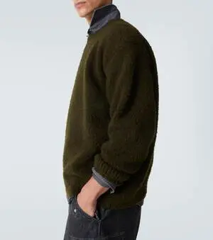 A.PRESSE Cashmere-blend Crewneck Sweater