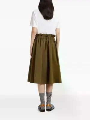 Marni Midi Skirt With Contrast Stitching