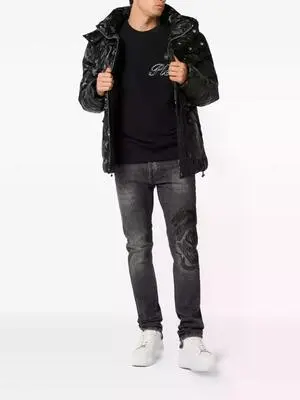 Philipp Plein Camouflage Puffer Jacket