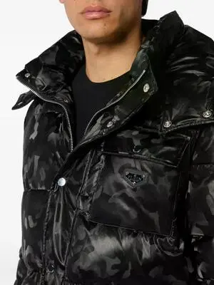 Philipp Plein Camouflage Puffer Jacket