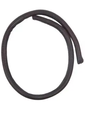 GOTI Leather Rope Necklace - Black