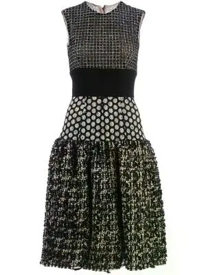 Giambattista Valli Paneled Midi Dress