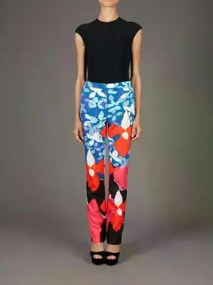 PETER PILOTTO Printed Straight Leg Trousers