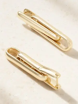 LUCY DELIUS Stirrup 14-karat Earrings