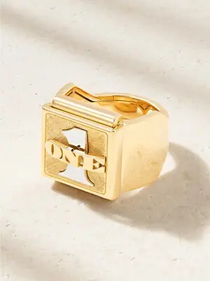 MARIE LICHTENBERG Buck Small 18-karat Ring - Gold