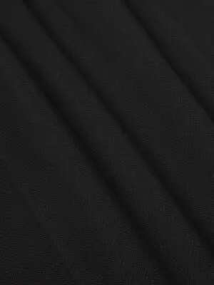 Alexander McQueen Harness-detailed Cotton-piqué Polo Shirt - Black