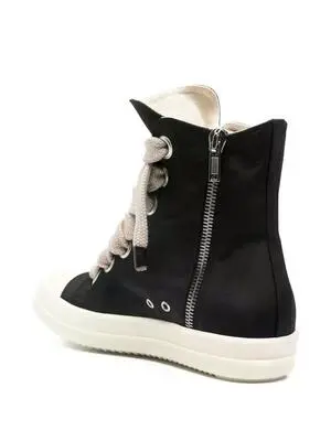 Rick Owens Jumbolace High-top Sneakers - Black