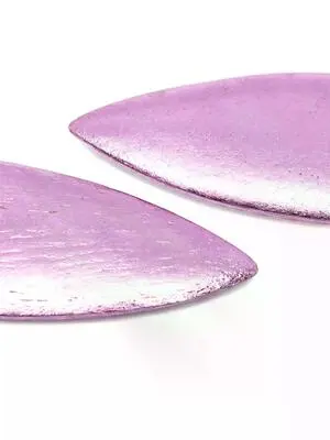 MONIES Fira Two-tone Clip-on Earrings - Silver
