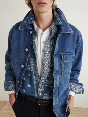 Kapital Bandana-print Cotton Shirt