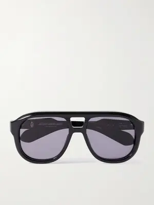 JACQUES MARIE MAGE Jasper Aviator-style Sunglasses - Black