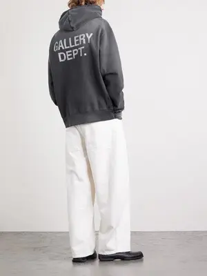 GALLERY DEPT. Logo-print Paint-splattered Hoodie
