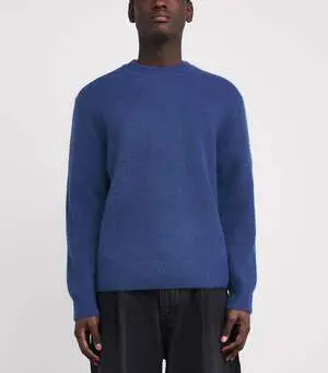 WAX LONDON Wool-mohair-blend Wilde Sweater - Blue