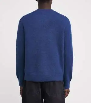 WAX LONDON Wool-mohair-blend Wilde Sweater - Blue