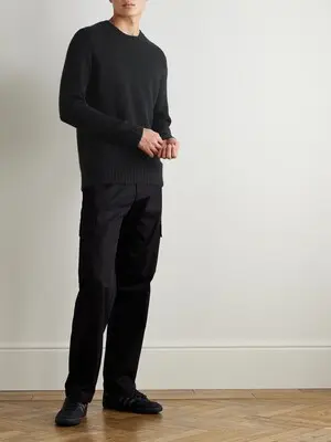 Nn07 Lee 6598 Merino Wool-blend Sweater - Black