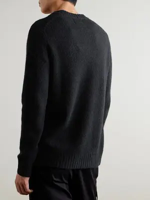 Nn07 Lee 6598 Merino Wool-blend Sweater - Black