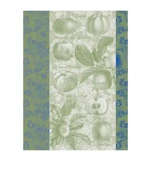 LE JACQUARD FRANÇAIS Cotton Pommes Tea Towel - Green