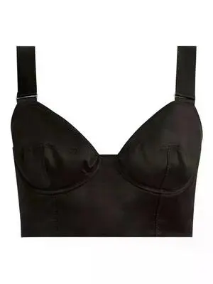 Erdem Corset Bra Top - Black