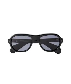 JACQUES MARIE MAGE Richard Aviator-style Sunglasses - Black