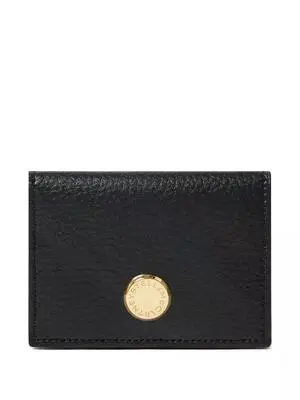 Stella McCartney Textured Logo-detail Wallet - Black