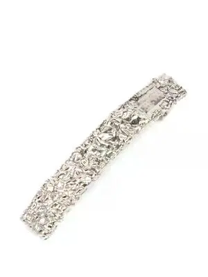 MAISON MARGIELA Numbers Engraved Hairclip - Silver