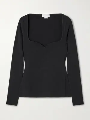 Stella Mccartney Black Blouses