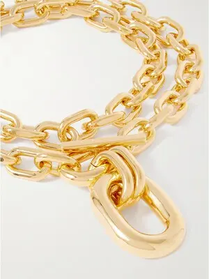 Rabanne Xl Link -tone Necklace - Gold