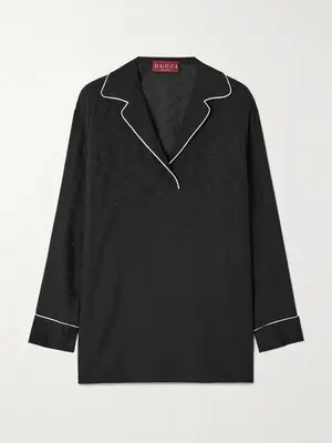 Gucci Trimmed Blouses