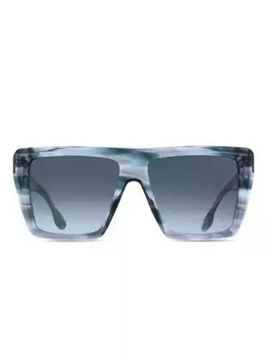 Victoria Beckham Rectangle-frame Sunglasses - Grey