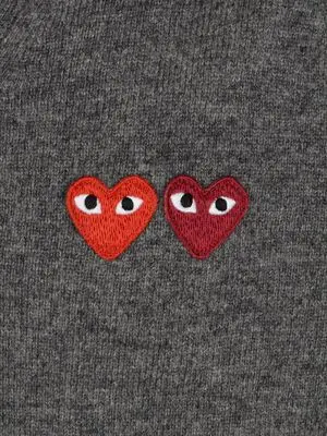 Play Comme Des Garcon Sweater - Grey