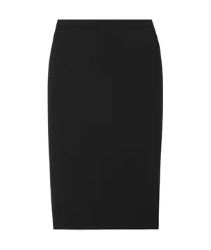 Max Mara Wool-blend Midi Skirt - Black