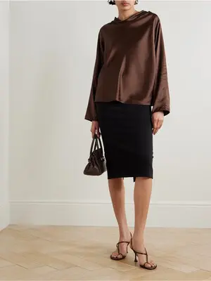 Max Mara Wool-blend Midi Skirt