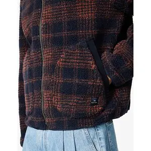 Paul Smith Check-pattern Zip-up Fleece Jacket