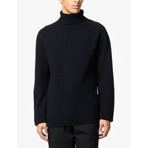 Sunspel Roll-neck Lambswool Jumper