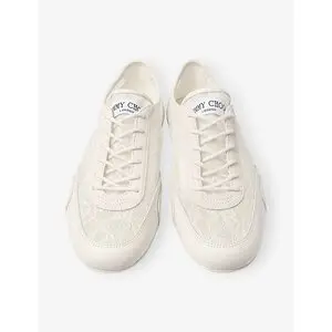 JIMMY CHOO Floral Lace-embroidered Trainers - V Latte Mix