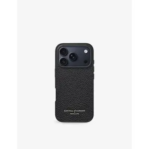 ASPINAL OF LONDON Grained-leather Iphone 17 Pro Case - Black