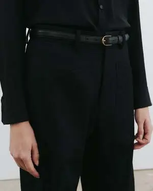 NILI LOTAN Shon Wool Pant - Black