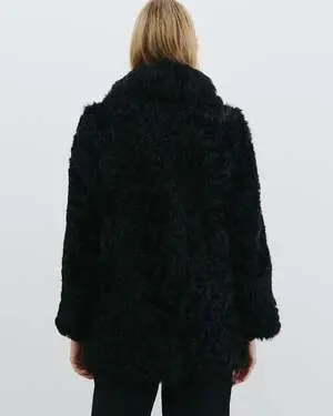 NILI LOTAN Josie Shearling Coat