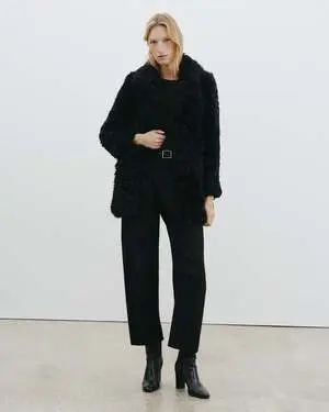 NILI LOTAN Josie Shearling Coat