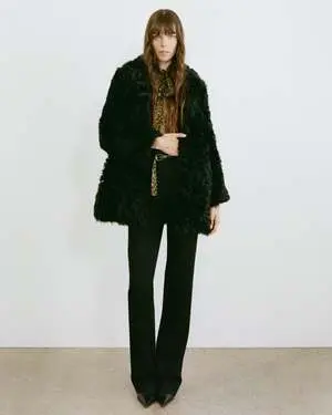 NILI LOTAN Josie Shearling Coat