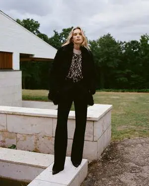 NILI LOTAN Josie Shearling Coat