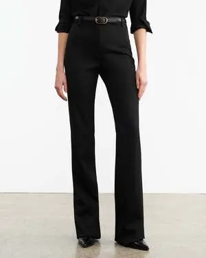 NILI LOTAN Corette Wool Pant - Black