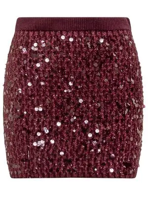 Pinko Gimme Mini Skirt - Red