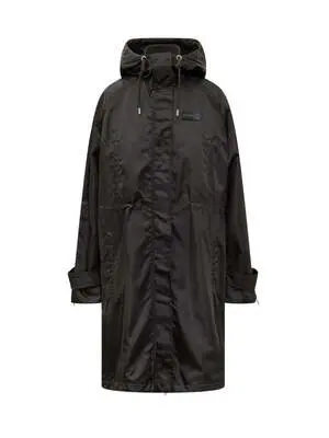 Pinko PINKO Delma Padded Coat With Hood - Black