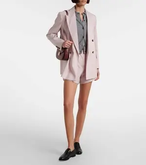 Max Mara Medeola Wool-blend Cardigan - Grey