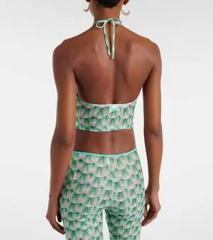 Missoni Halterneck Crop Top - Multicoloured